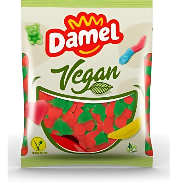 Damel Vegan Cerise Lisse - 1 kg | Candy Stock