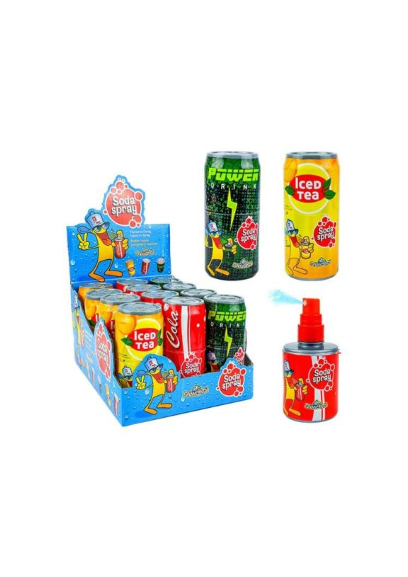 Soda Spray - 12 x 60 ml | Candy Stock