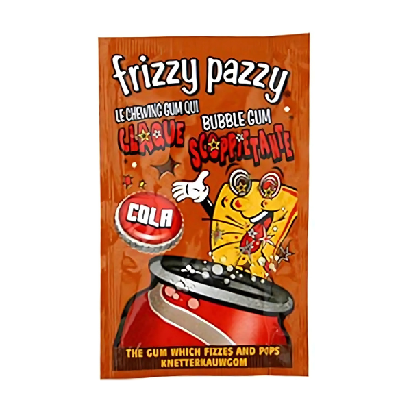 Frizzy Pazzy Cola Chewing Gum - 50 pièces - 350 g | Candy Stock