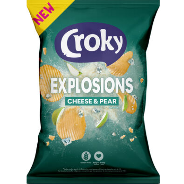 Croky Explosions Cheese & Pear - 150 g | MesBonBons