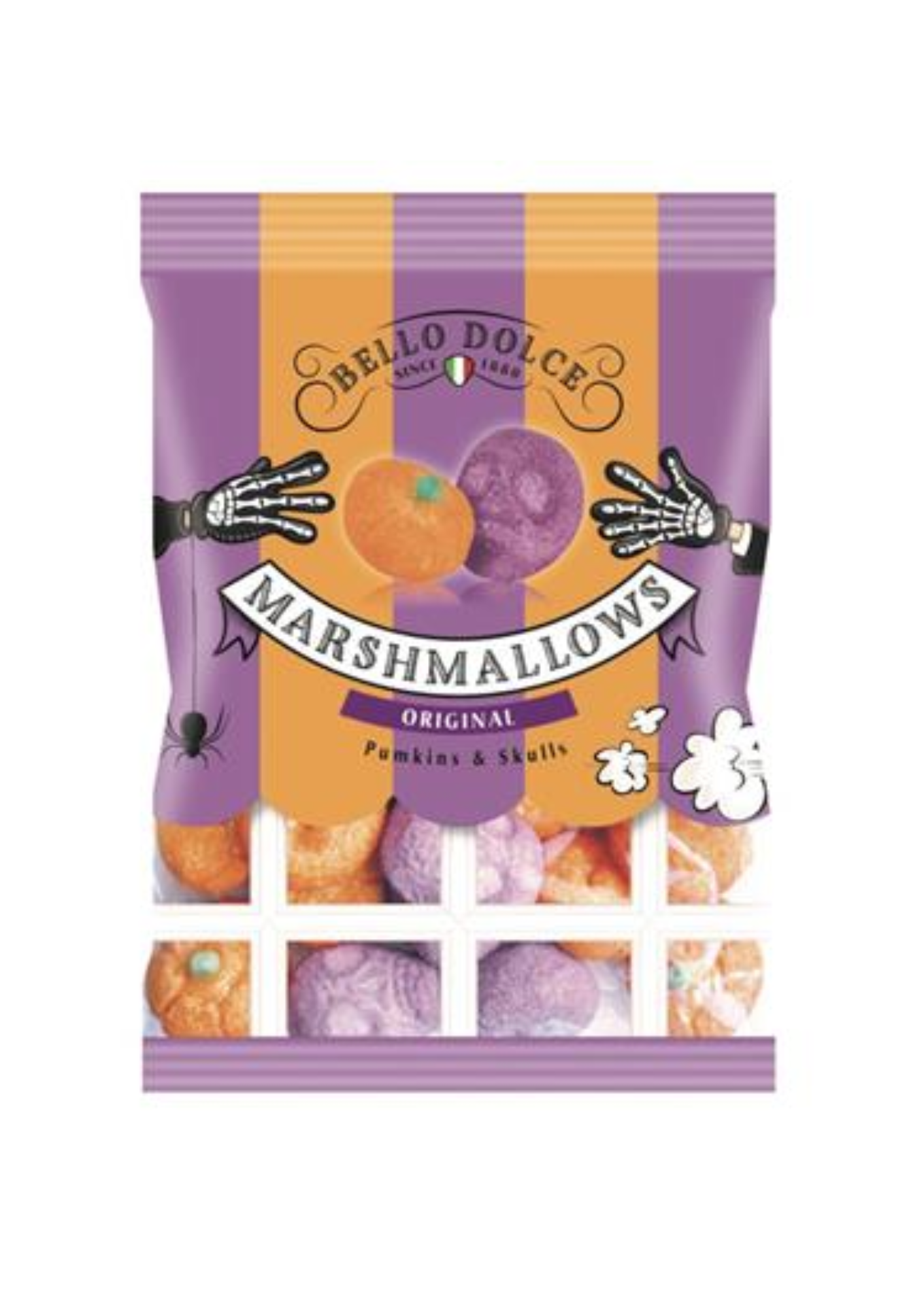 Bello Dolce Halloween Citrouilles et Crânes - 900 g | Candy Stock