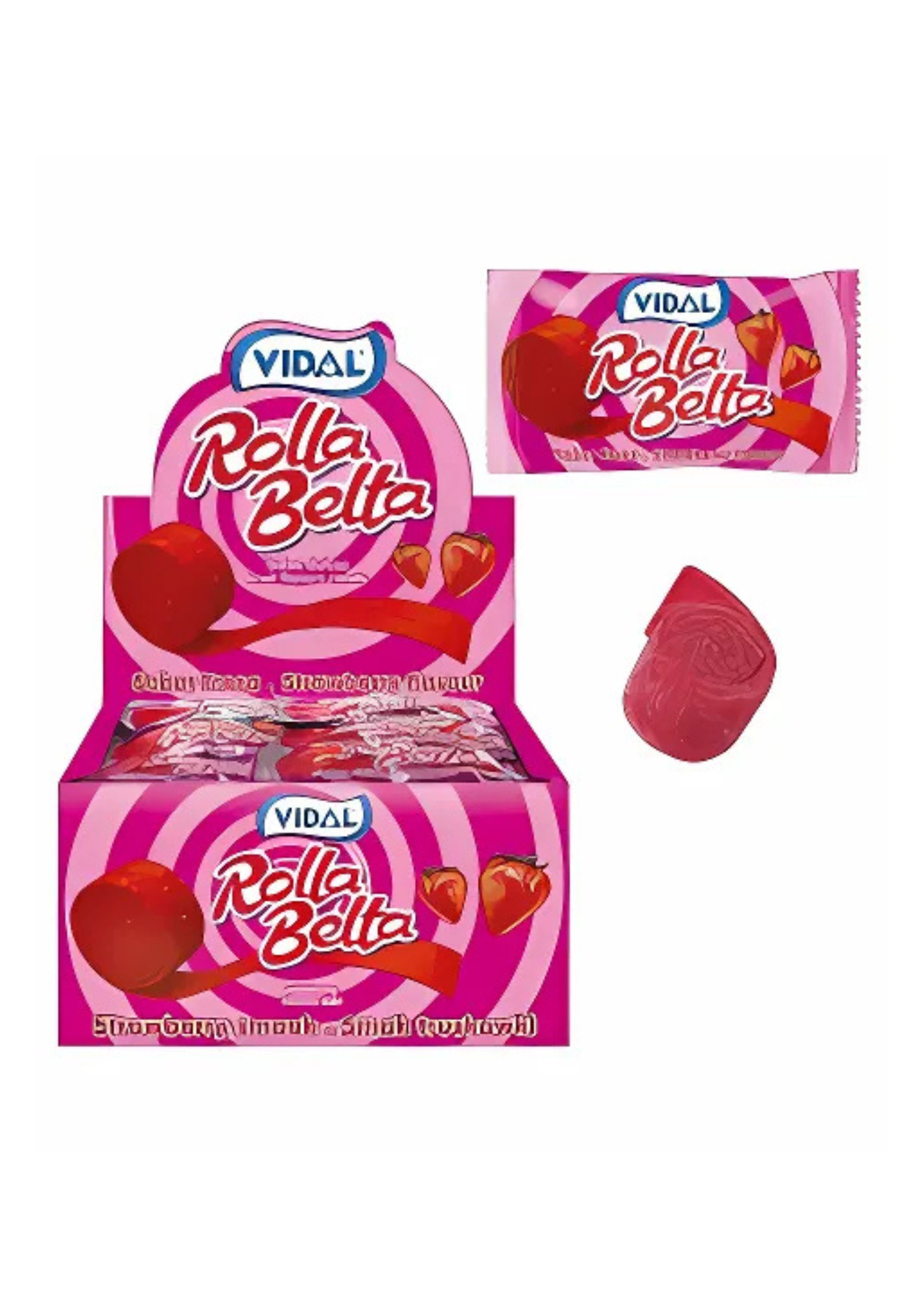 Rolla Belta Fraise - 24 x 19 g | Candy Stock