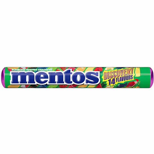 Mentos Discovery 14 Goûts - 37,5 g x 40 pièces | Candy Stock
