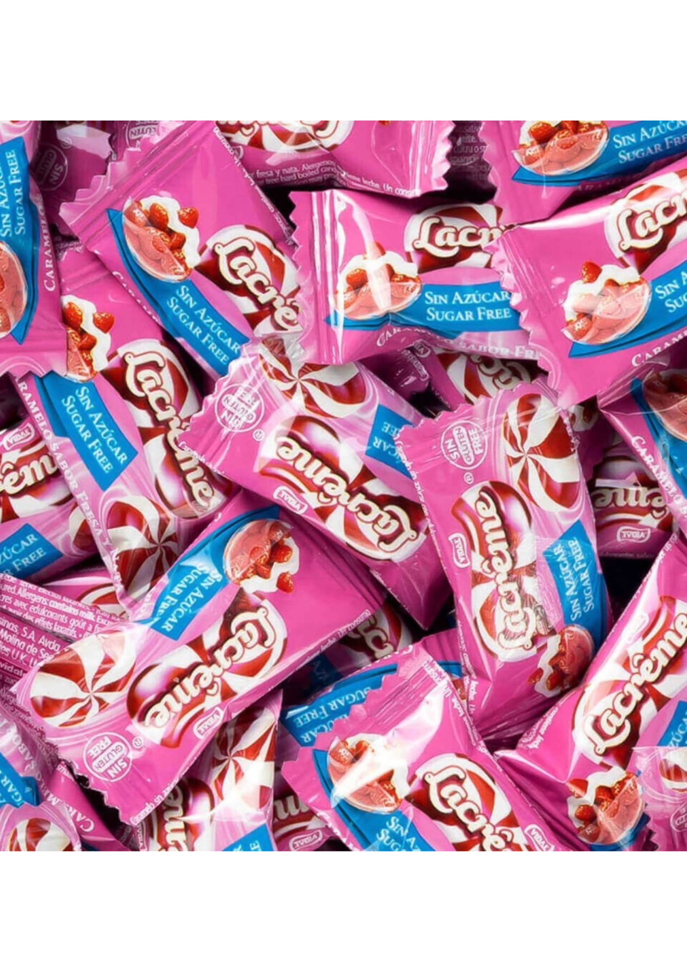Lacrême Bonbon Fraise & Crème - 1 kg | Candy Stock