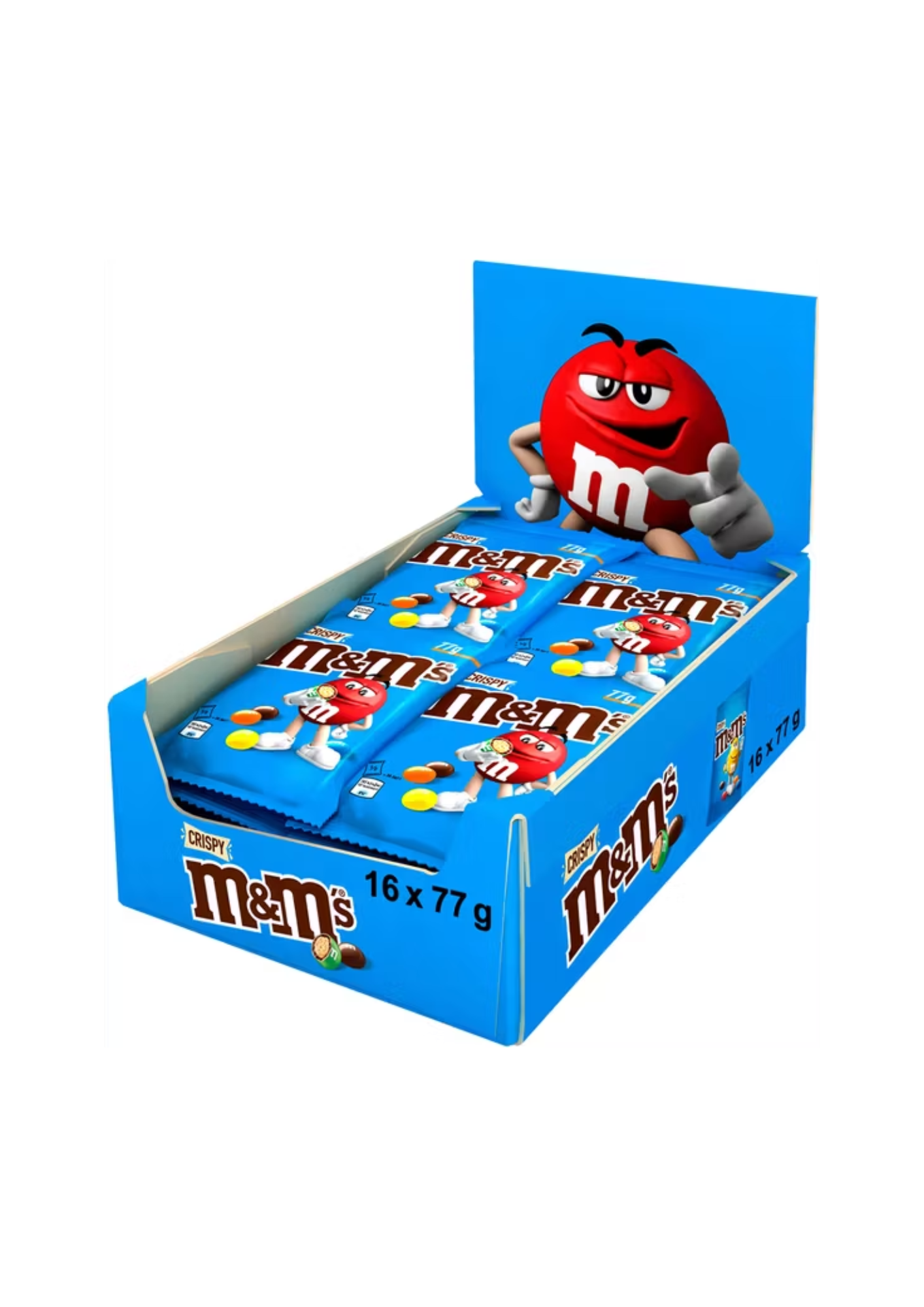 M&M's CRispy - 77 g x 16 pièces | Candy Stock