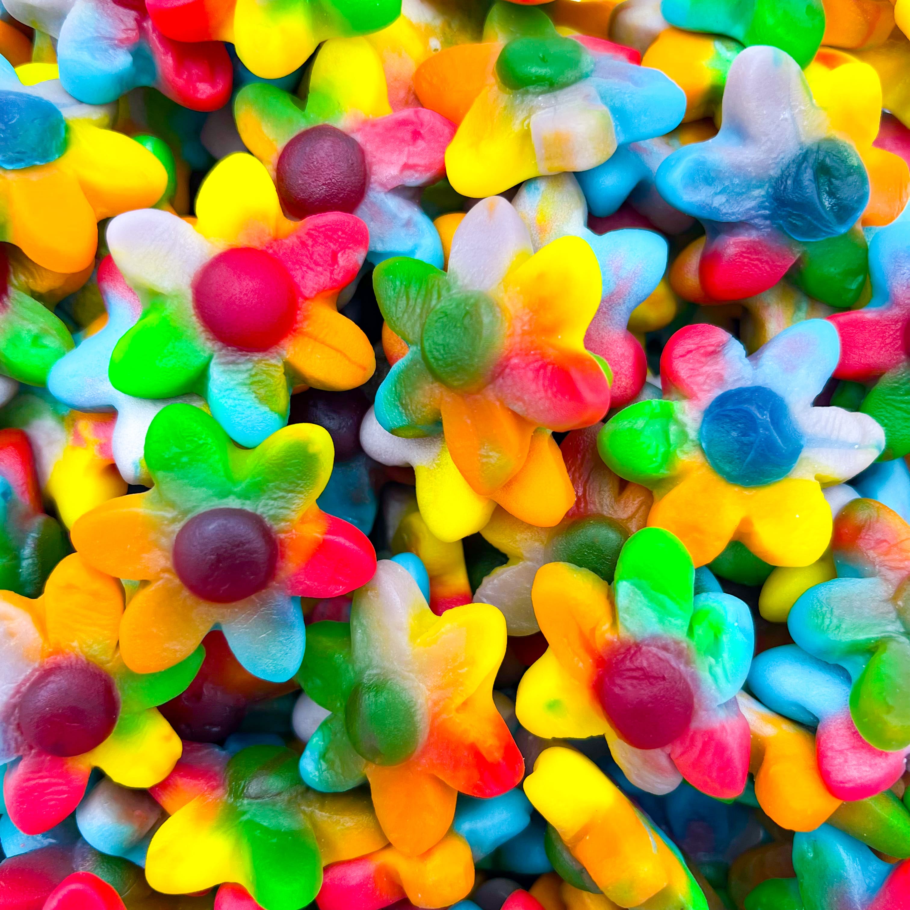 Dulceplus Fleurs Multicolore - 1 kg | Candy Stock