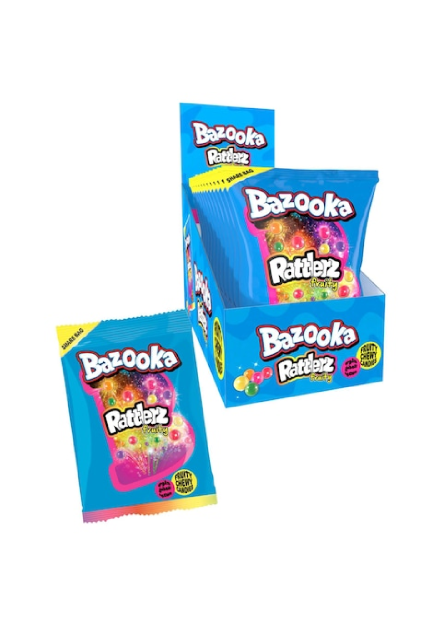 Rattlerz Fruity - 12 x 120 g | Candy Stock