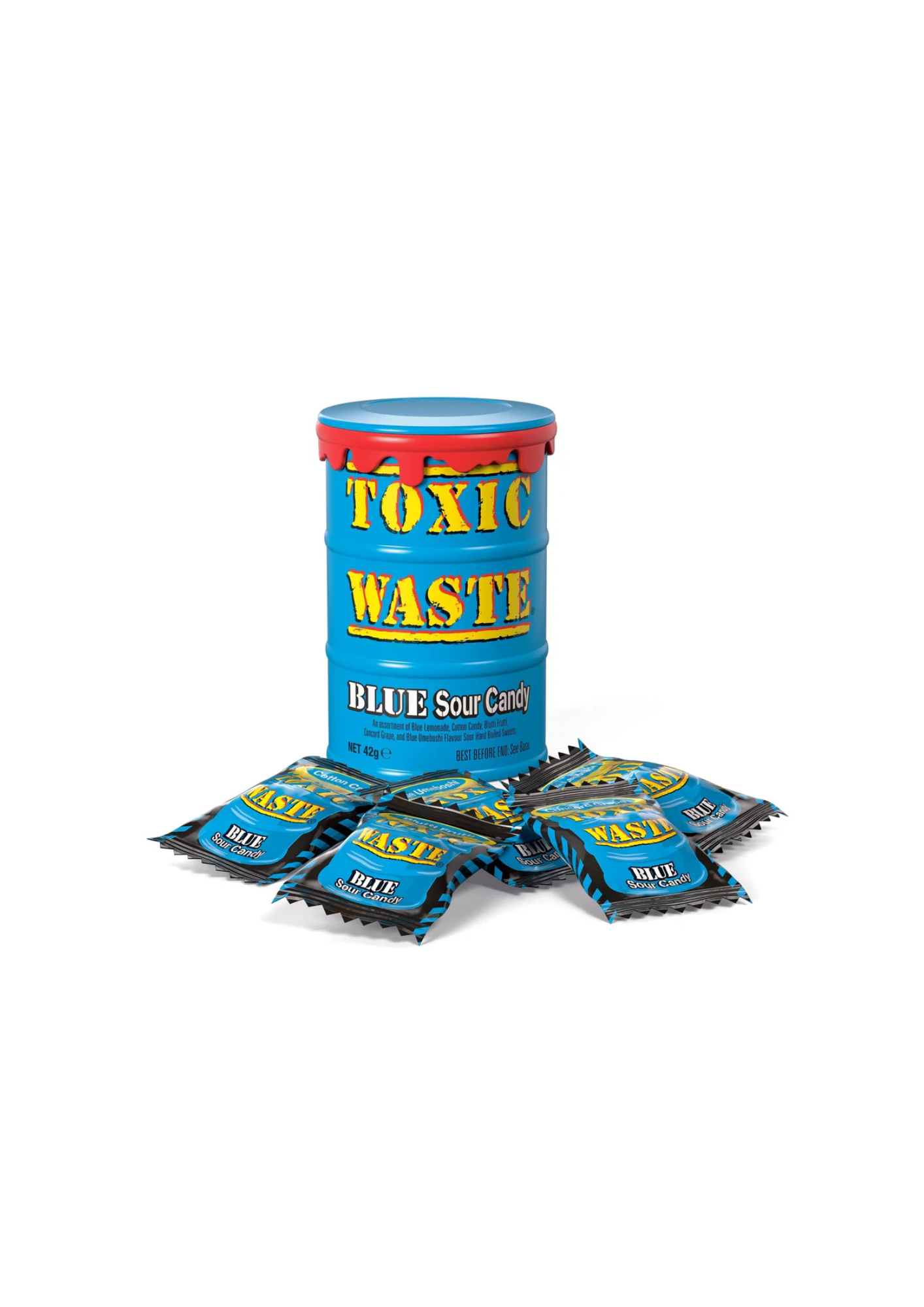 Toxic Waste Blue Sour Candy - 42 g | MesBonBons