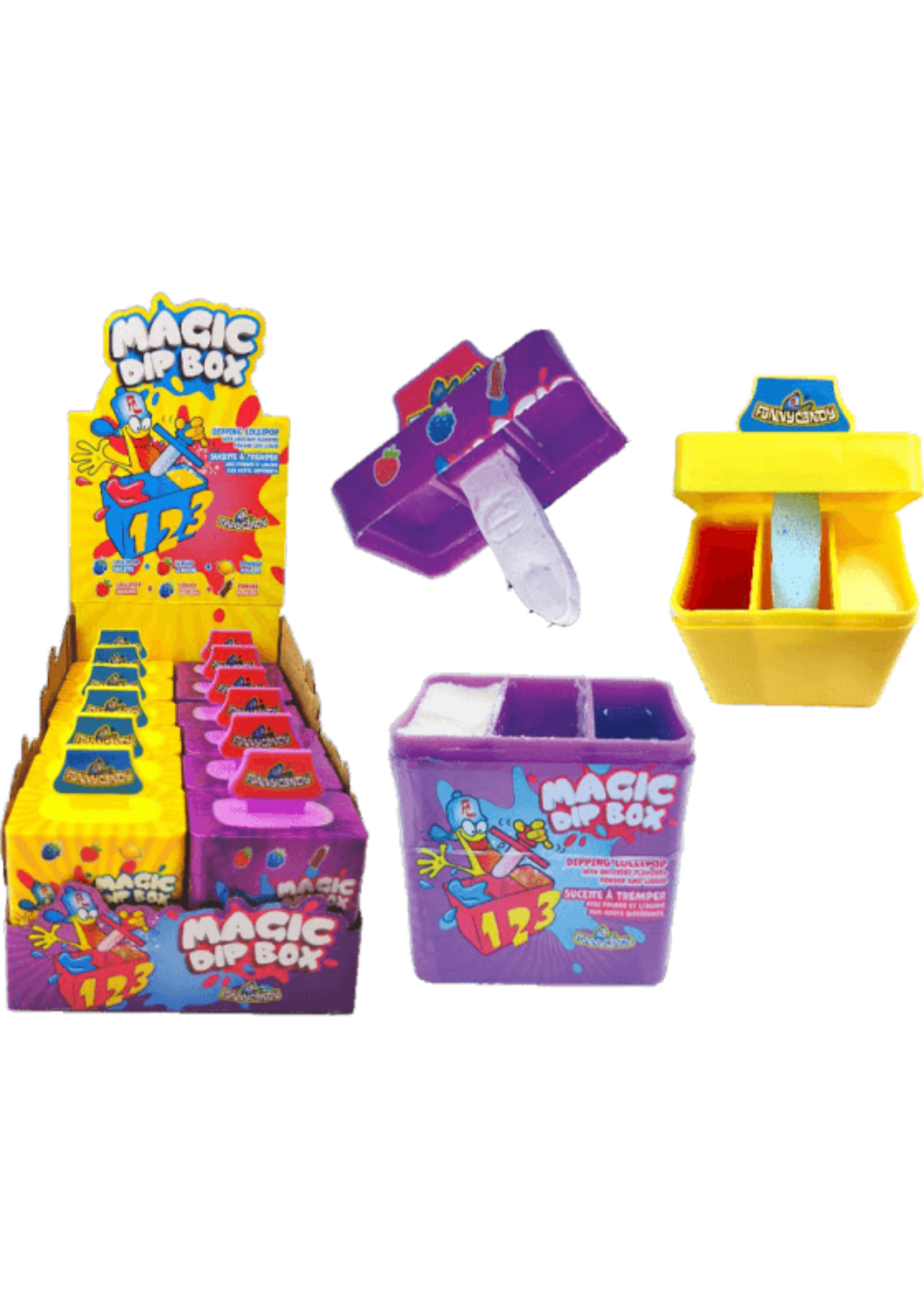Magic Dip Box - 12 x 61 g | Candy Stock