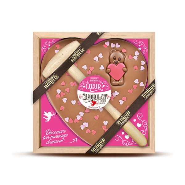 Le Comptoir de Mathilde Coeur à Casser Chocolat au Lait - 300 g ...