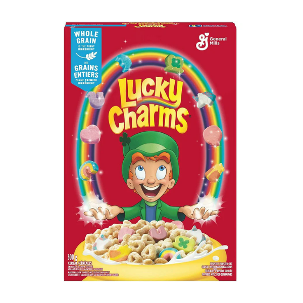 Lucky Charms Céréales grillées avec marshmallows - 297 g | MesBonBons